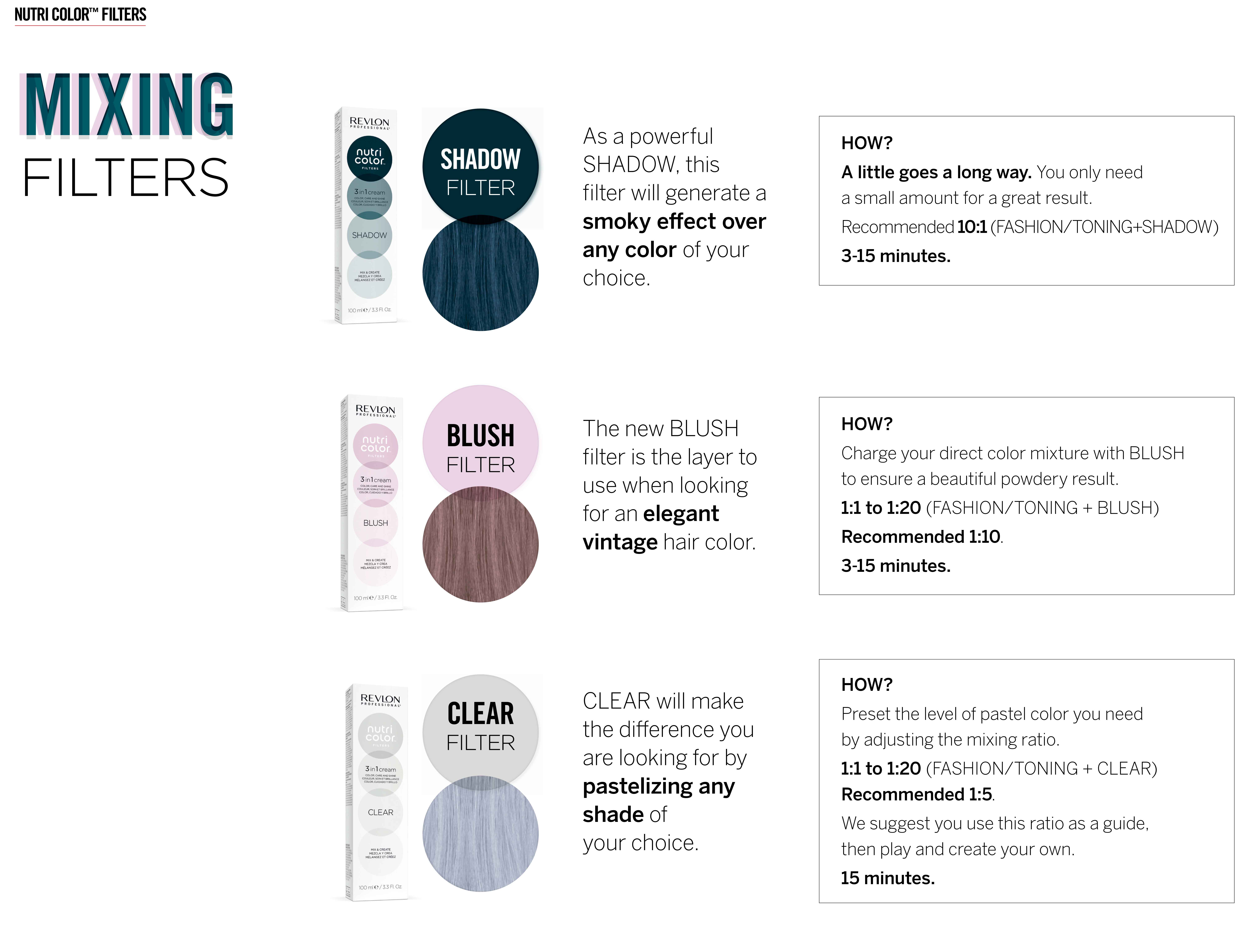 Nutri Color™ Filters Metal-Ice Toning Filters - Revlon Professional